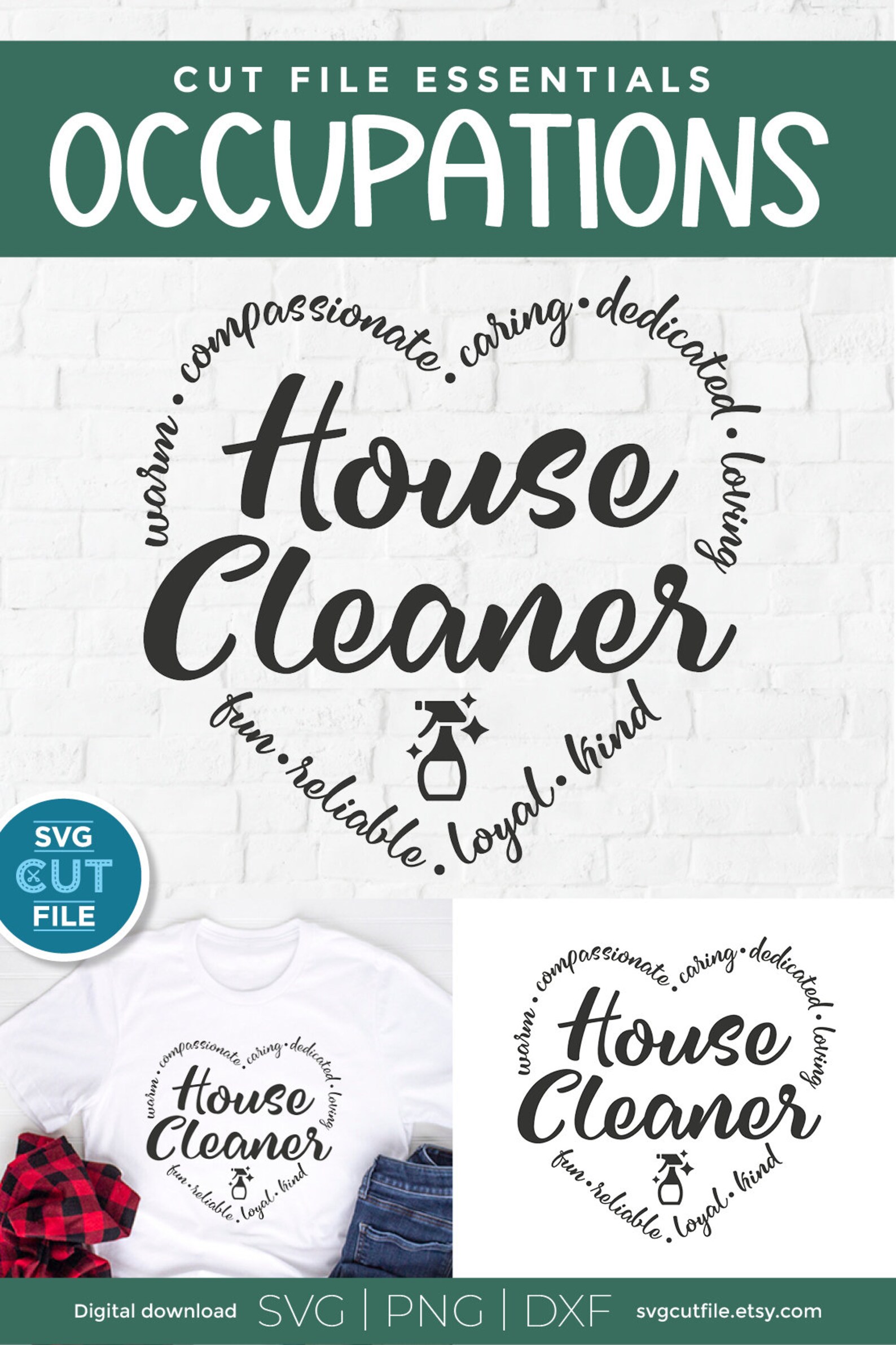 House Cleaner Svg Housekeeping Staff Svg Housekeeper Svg | Etsy