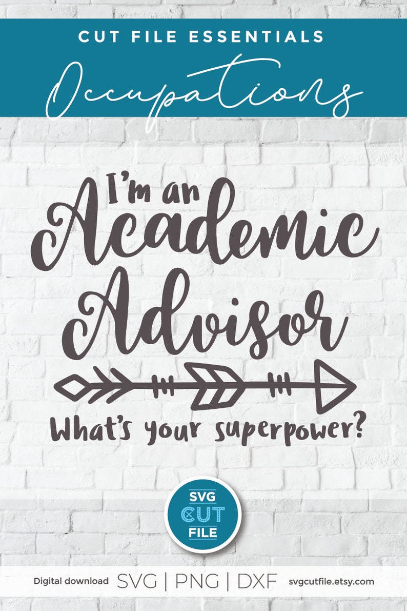 Academic Advisor Svg, College Advisor Svg, I'm an Academic Advisor ...