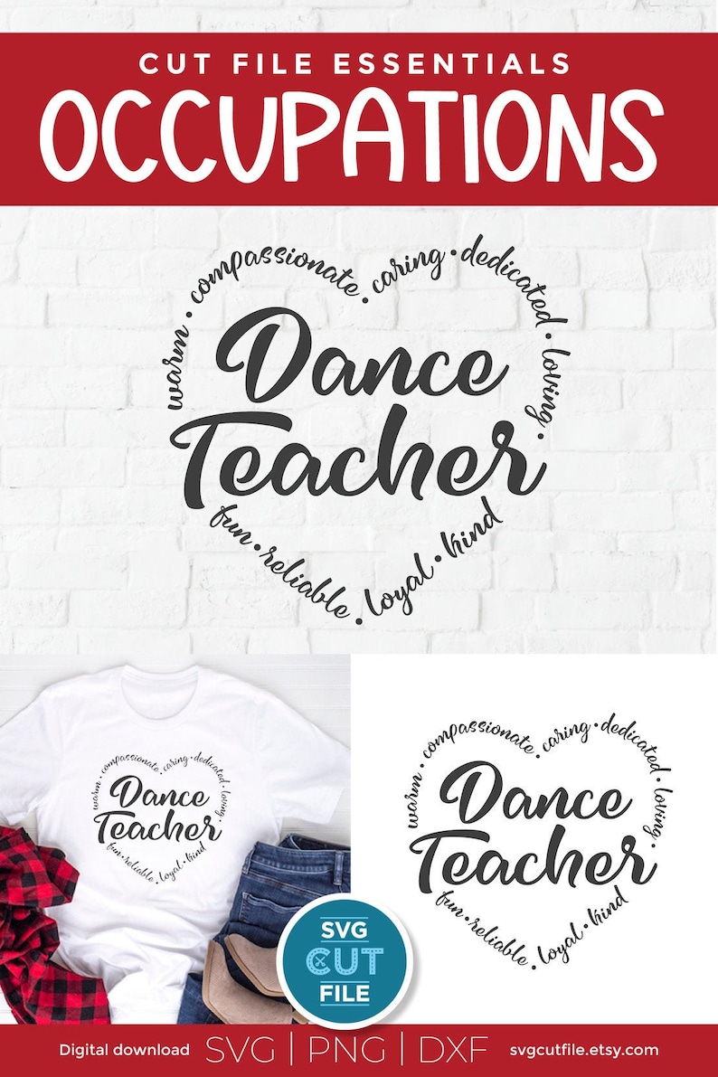 Dance Teacher Svg, Dance Svg, Ballet Teacher Svg, School, Back to ...