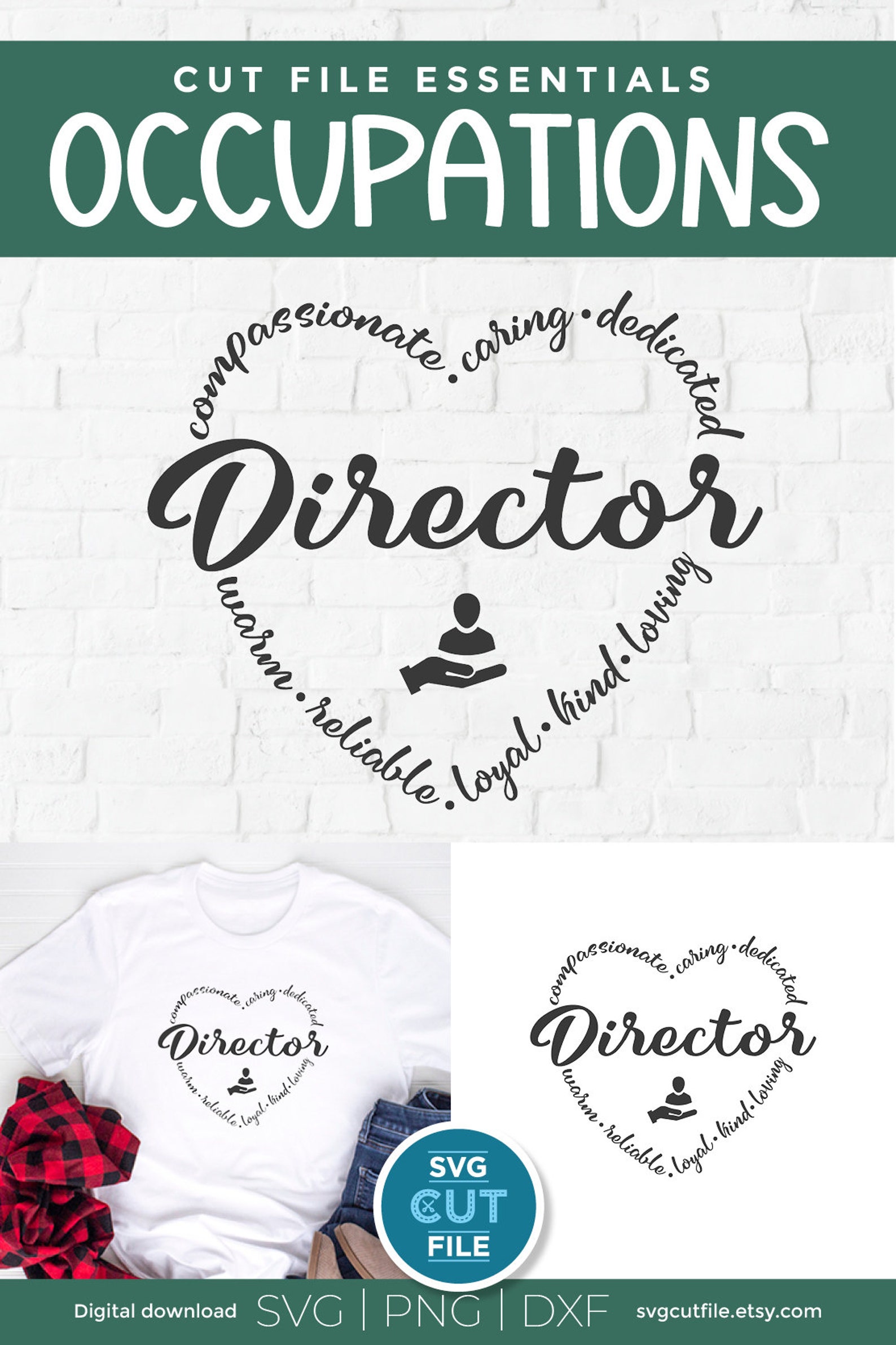 Director Svg Director of Operations Svg Activity Director | Etsy