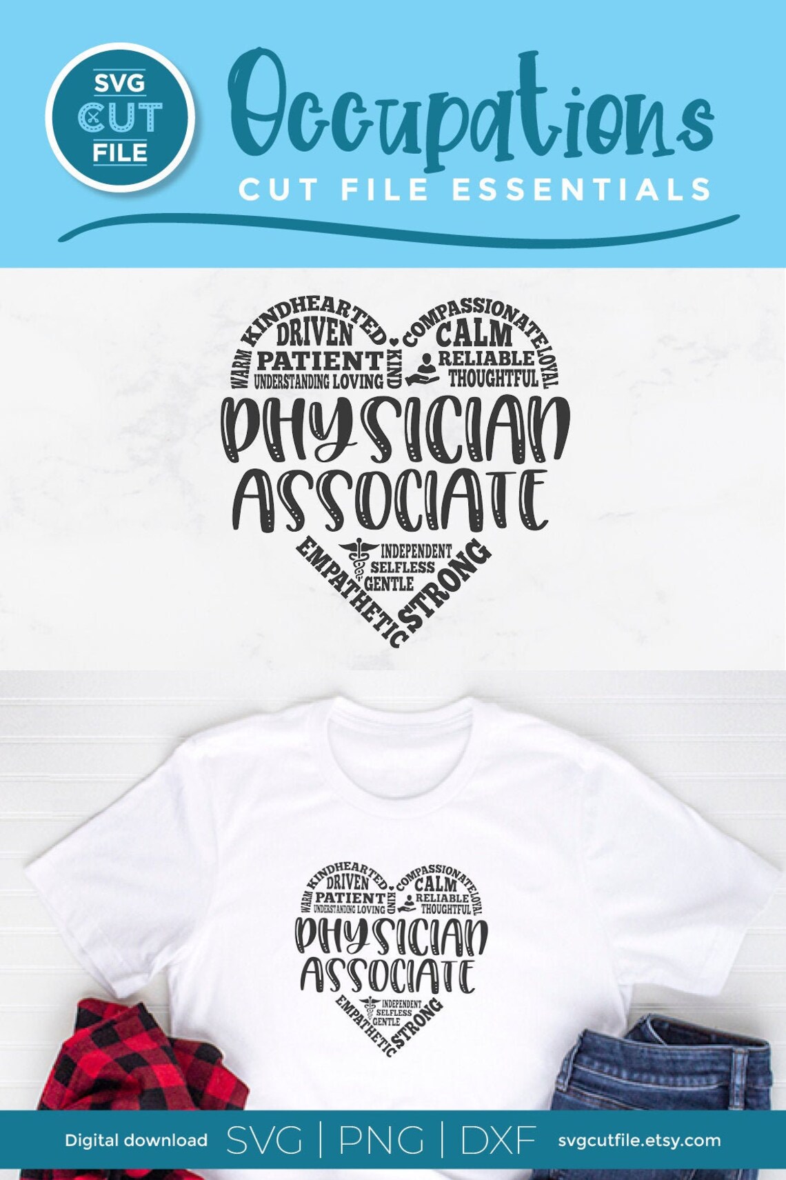 Physician Associate Svg Pa Svg Physician Associate | Etsy