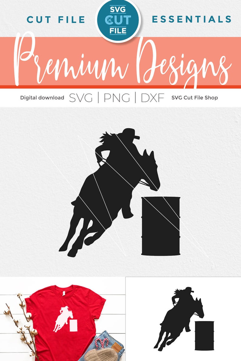 Barrel Racing Svg Barrel Racer SVG Cowgirl Rodeo Clipart - Etsy