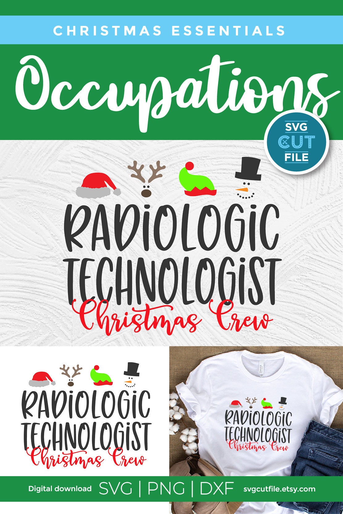 Christmas Radiologic Technologist Svg, Radiologic Christmas Crew Svg ...