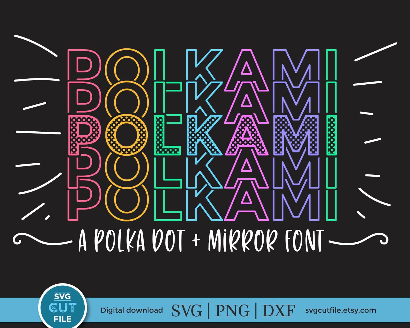 Stacked Font Mirror Font Stacked Letters Cricut Otf - Etsy