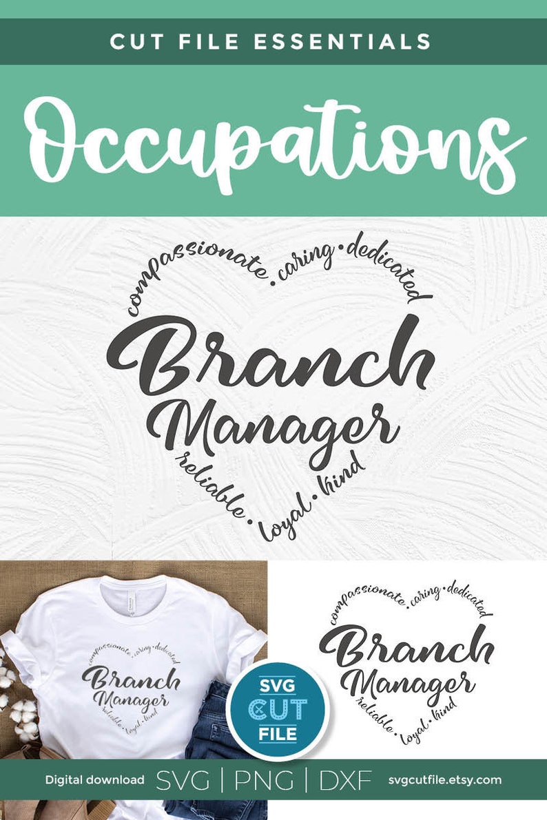 Branch Manager Svg Office Manager Svg Office Lead Svg Team - Etsy
