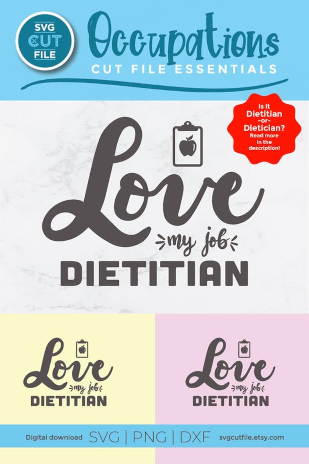 Dietitian Svg, Registered Dietitian, Student Rd, Rdn Svg, Love My Job ...