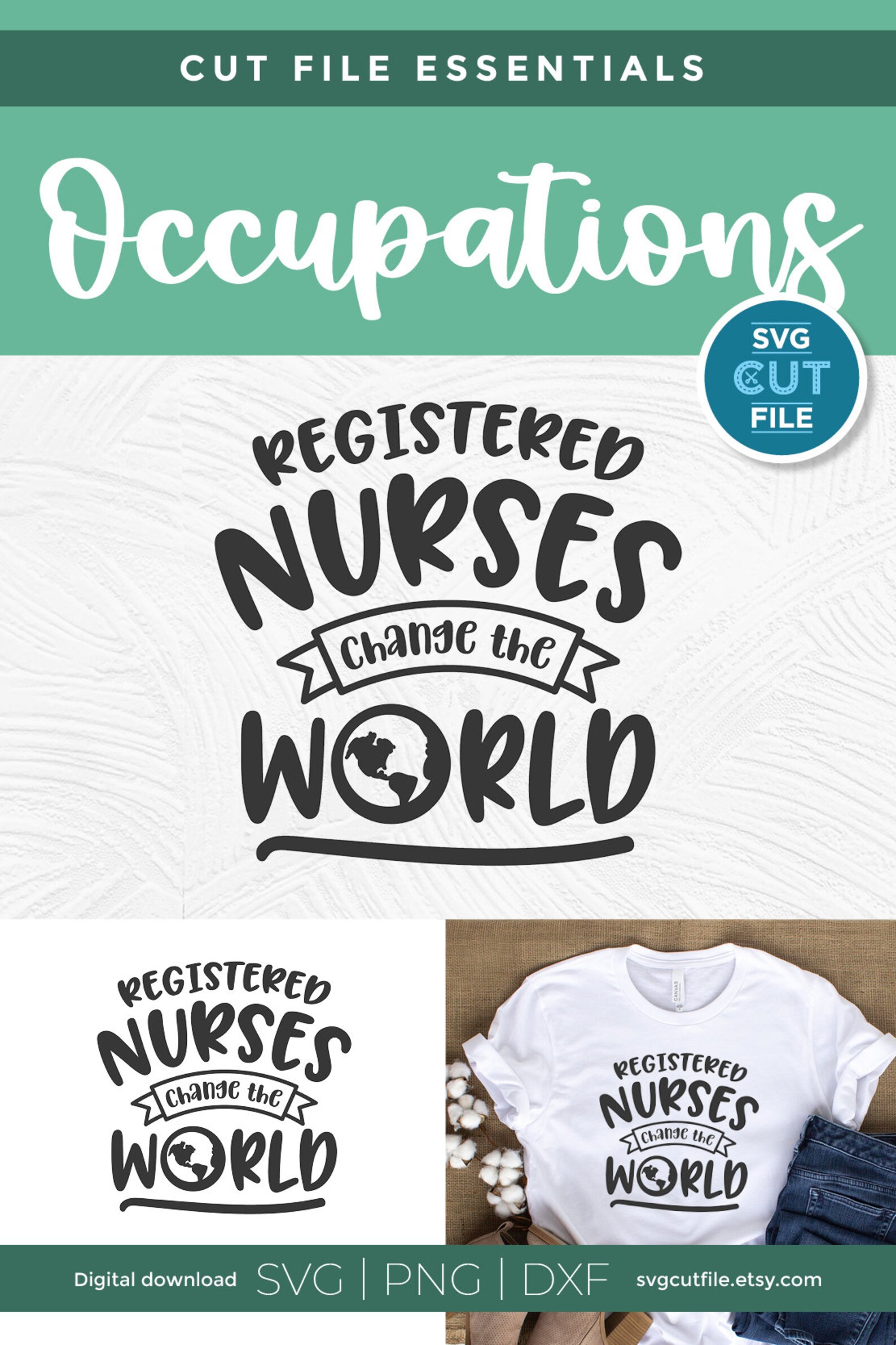 RN Svg Registered Nurse Svg Nursing Svg Nurse Appreciation - Etsy