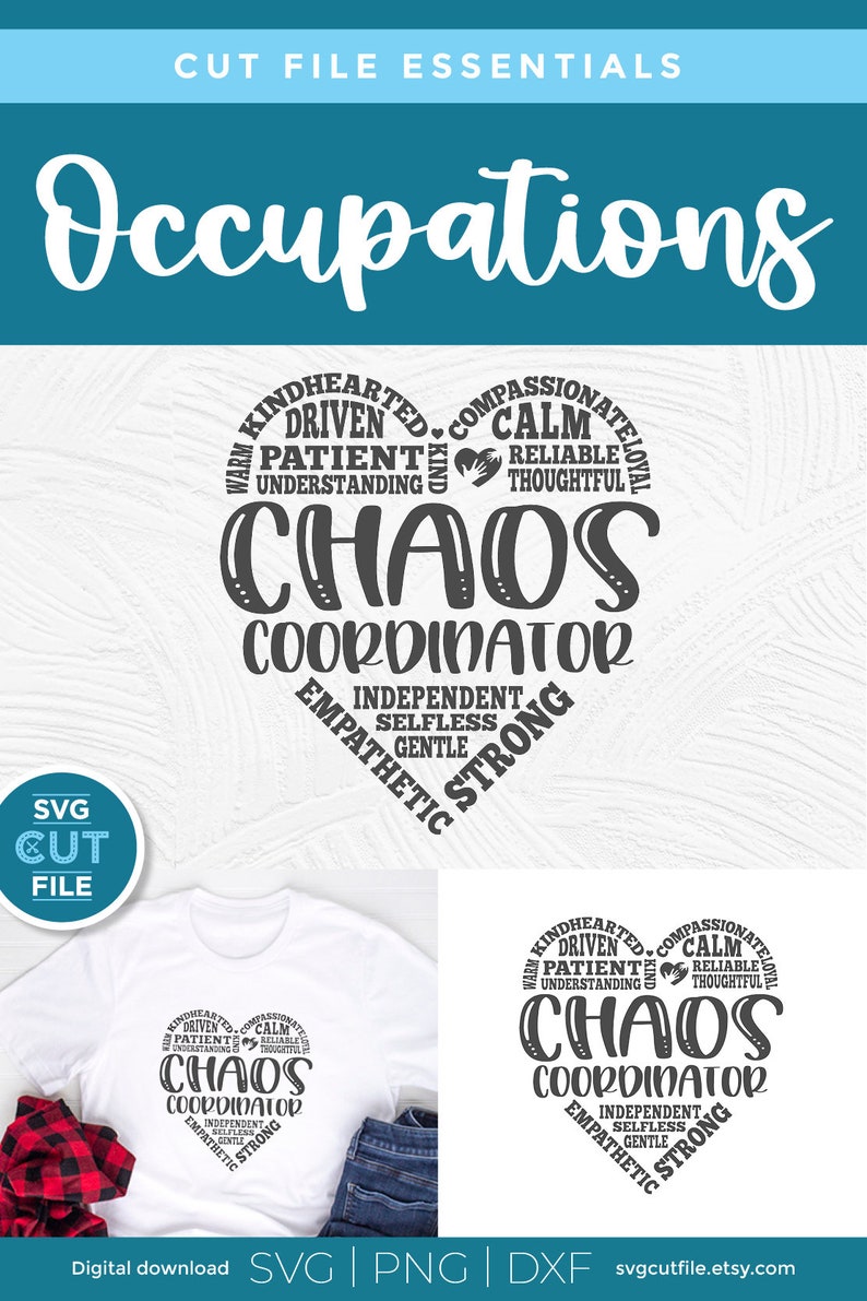 Chaos Coordinator Svg Teacher Appreciation Svg Chaos | Etsy