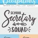School Secretary Svg, Secretary Svg, Office Assistant, Staff Worker Svg ...