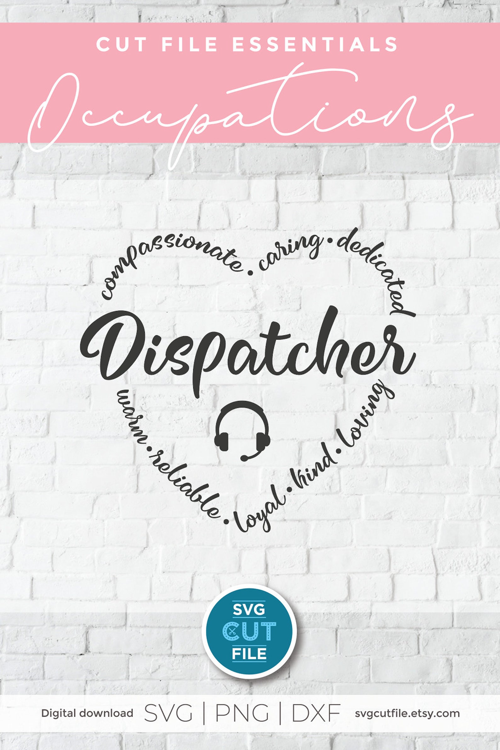 Dispatcher Svg Police Dispatcher Svg Driver Dispatcher Cut - Etsy