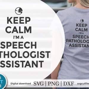 Speech Pathologist Assistant Svg Speech Language Pathologist | Etsy