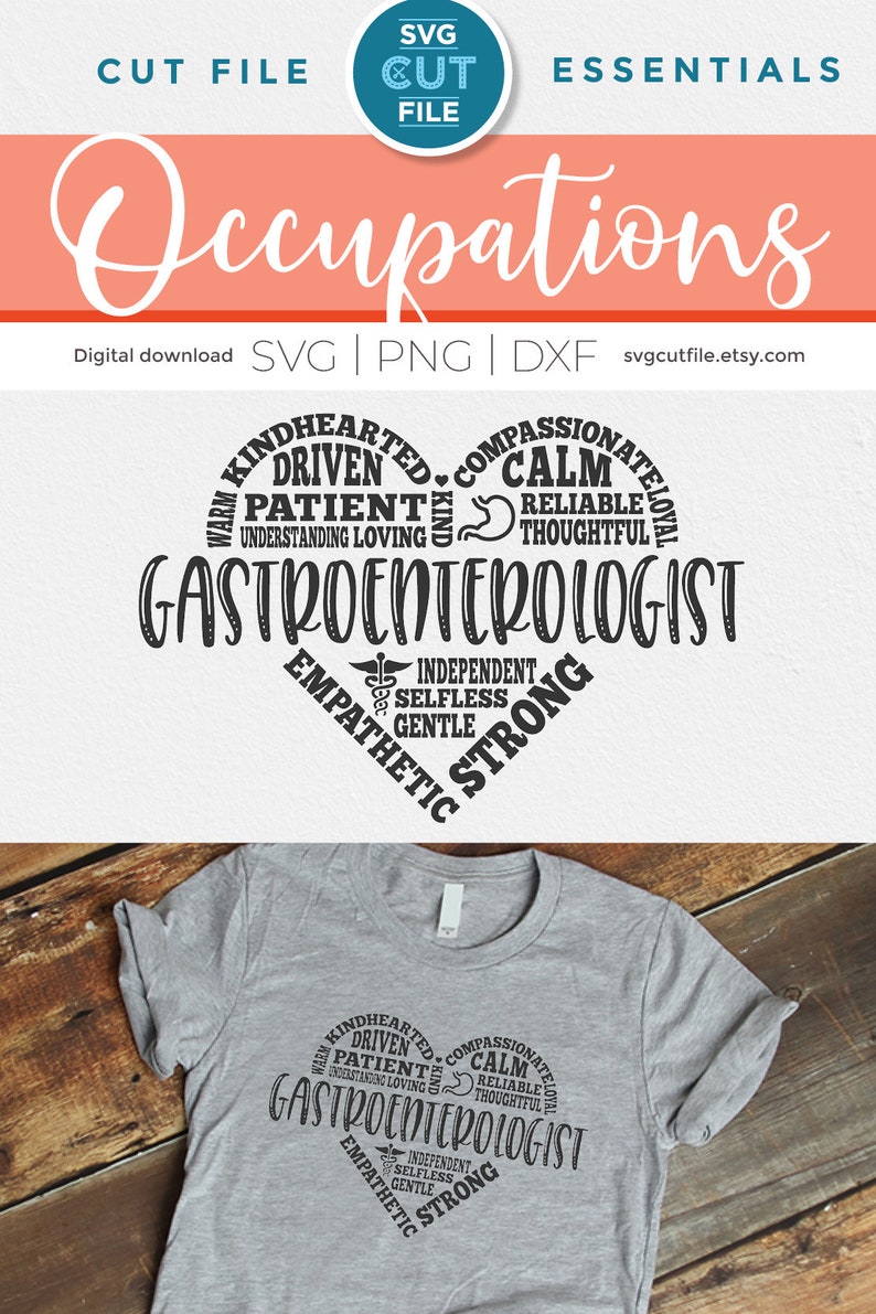 Gastroenterologist Svg GI Doctor Svg Gastro Physician Svg | Etsy