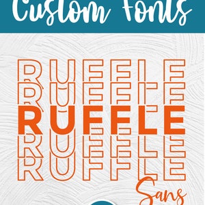 Stacked Font, Mirror Font, Stacked Letters, Cricut Otf, Stacked ...