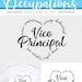 Vice Principal Svg Assistant Principal Svg Heart Svg Middle - Etsy