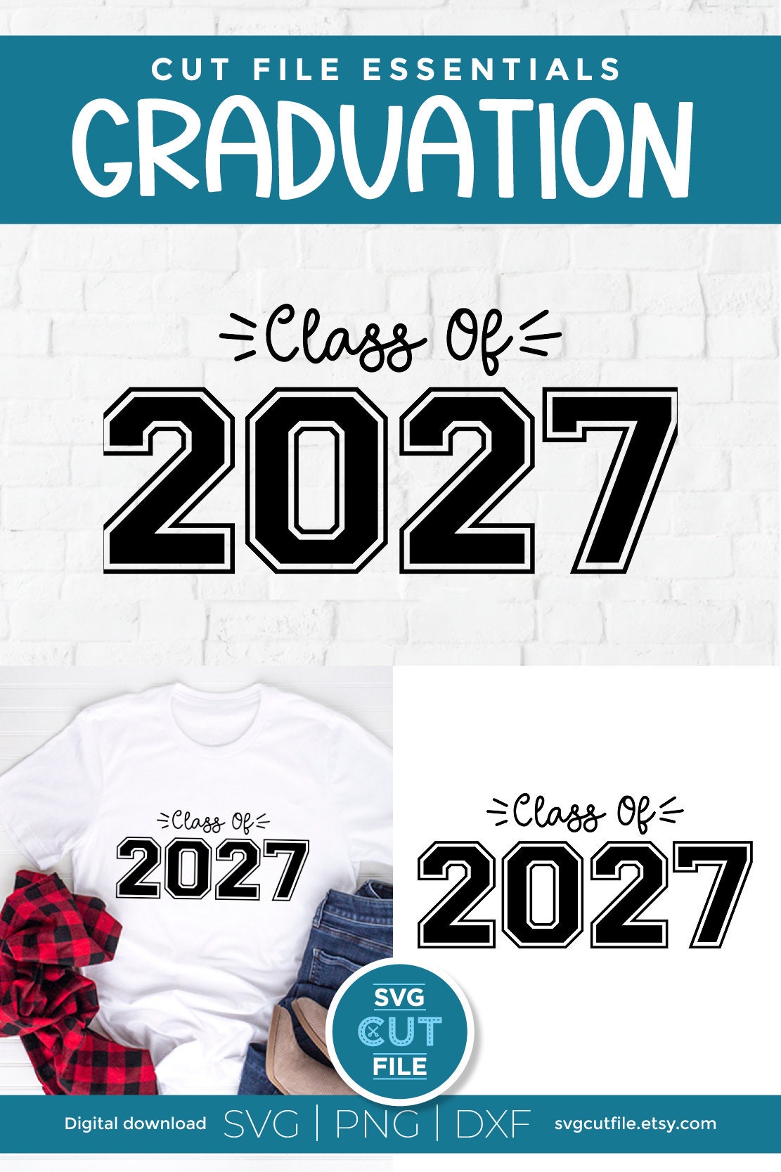 Class of 2027 Svg, Cute 2027 Grad Svg, 2027 Graduation Svg, 2027 Senior ...