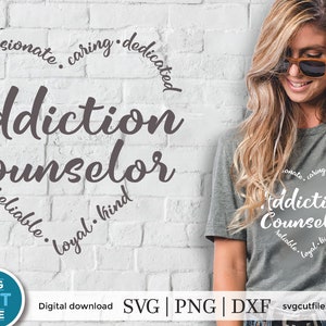 Substance Abuse Counselor SVG, Addiction Counselor SVG, Drug and ...