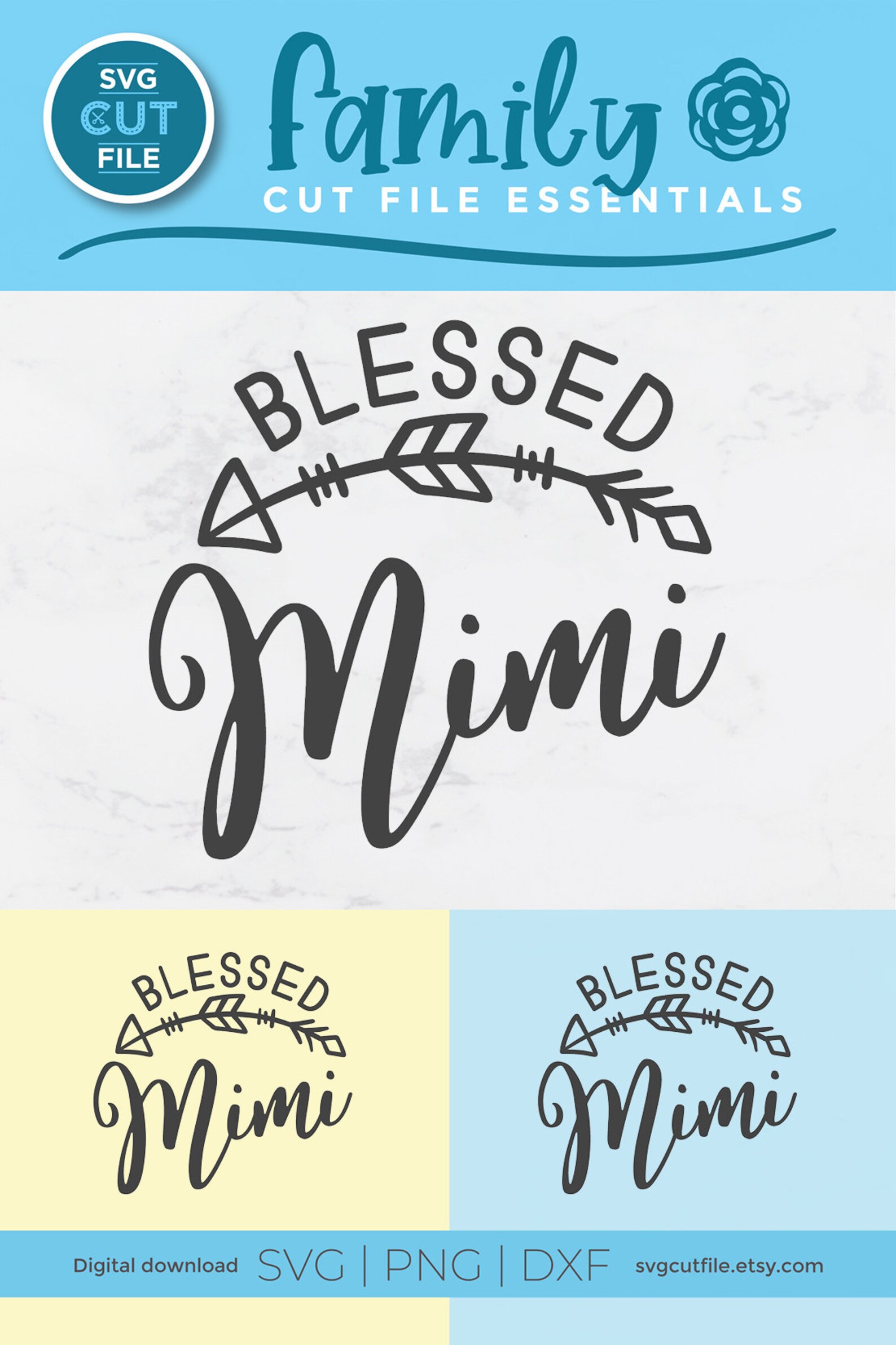 Mimi Svg Blessed Mimi Svg Mimi Svg Cute Mimi Gift - Etsy