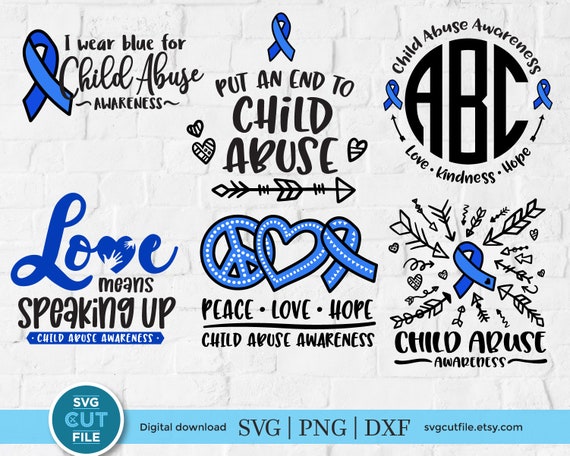 Child Abuse Svg Bundle Child Abuse Awareness Child Abuse I - Etsy