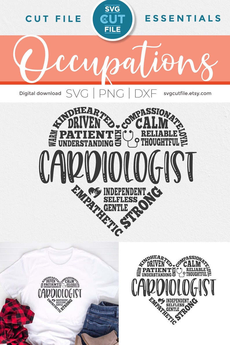 Cardiologist Svg Heart Doctor Svg Physician Svg Doctor Svg | Etsy