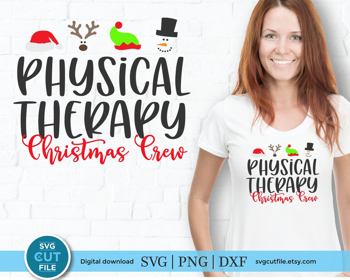 Christmas Physical Therapy Svg Physical Therapy Christmas - Etsy
