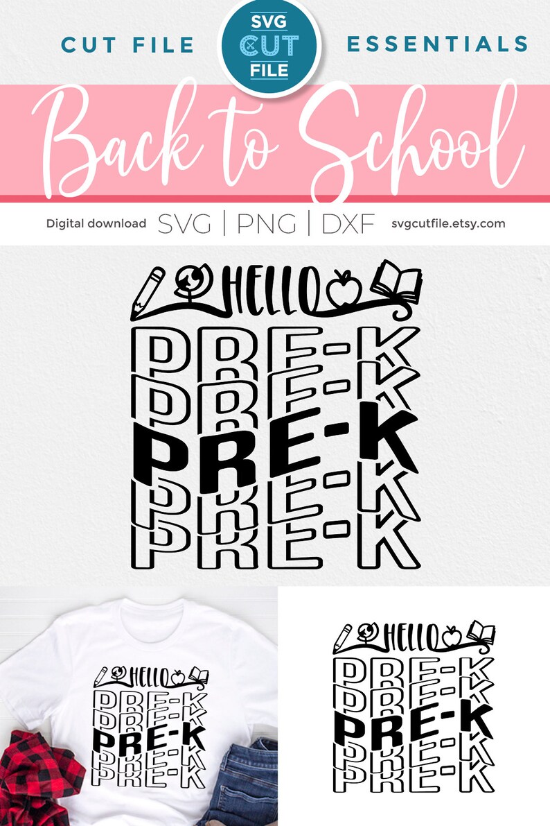 Pre-k Svg, Prek Svg, Prek Teacher Svg, Pre-kindergarten Svg ...