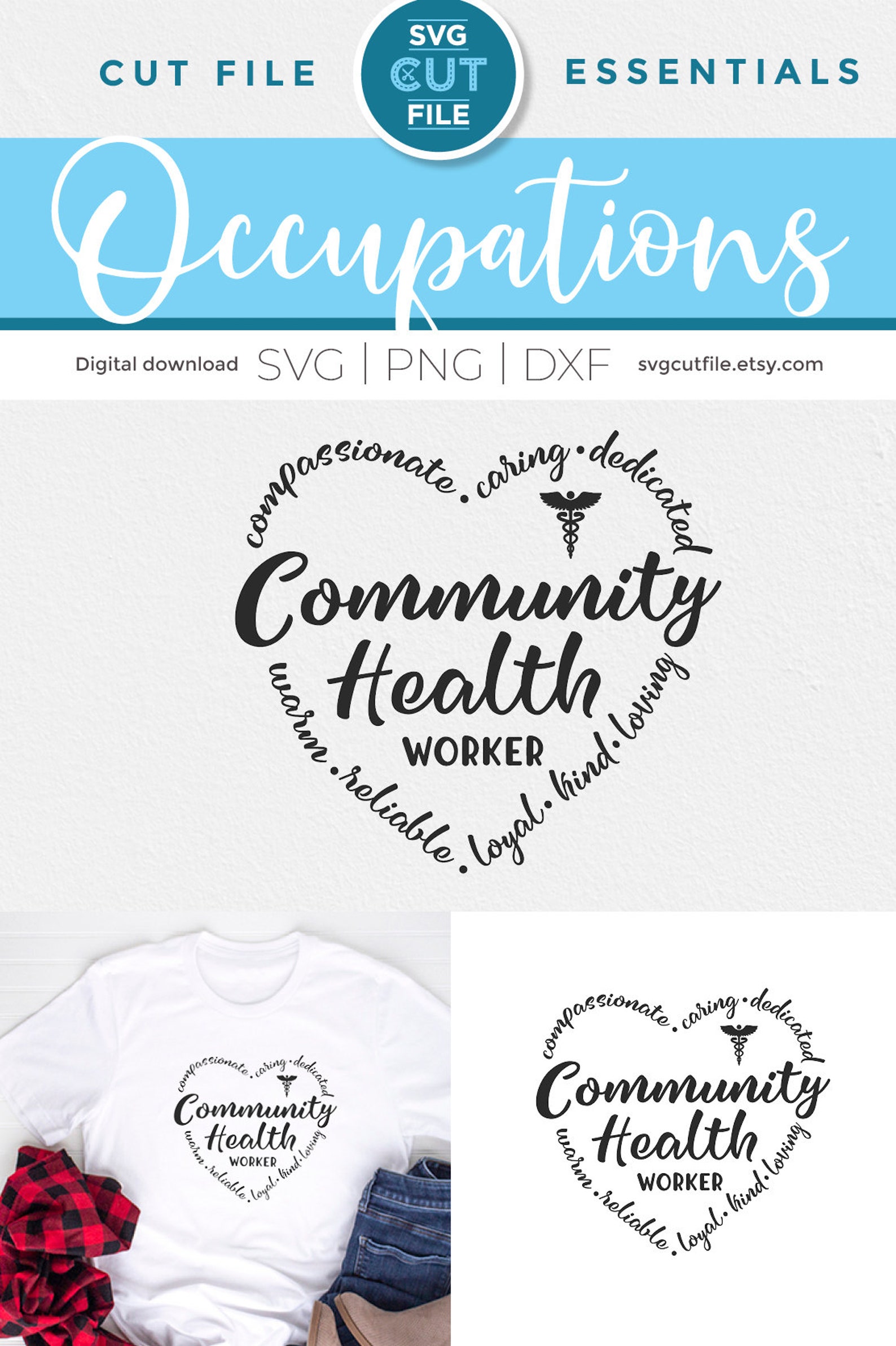 Community Health Worker Svg, Health Care Worker Svg, Essential ...