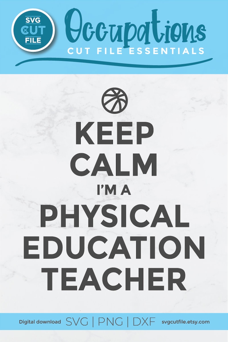 PE Teacher Svg, Phys Ed Svg, Physical Education Svg, Teacher ...
