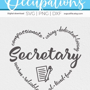 Secretary Svg, School Secretary Svg, Office Assistant, Staff ...