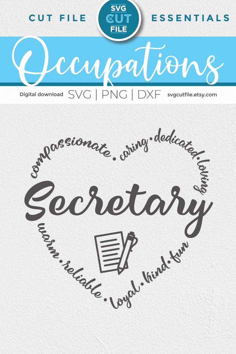 Secretary Svg, School Secretary Svg, Office Assistant, Staff ...