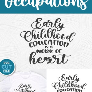 Early Childhood Educator Svg, Early Childhood Education, Prek Teacher ...