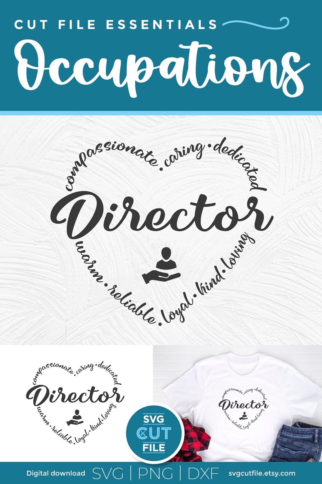 Director Svg Director of Operations Svg Activity Director | Etsy