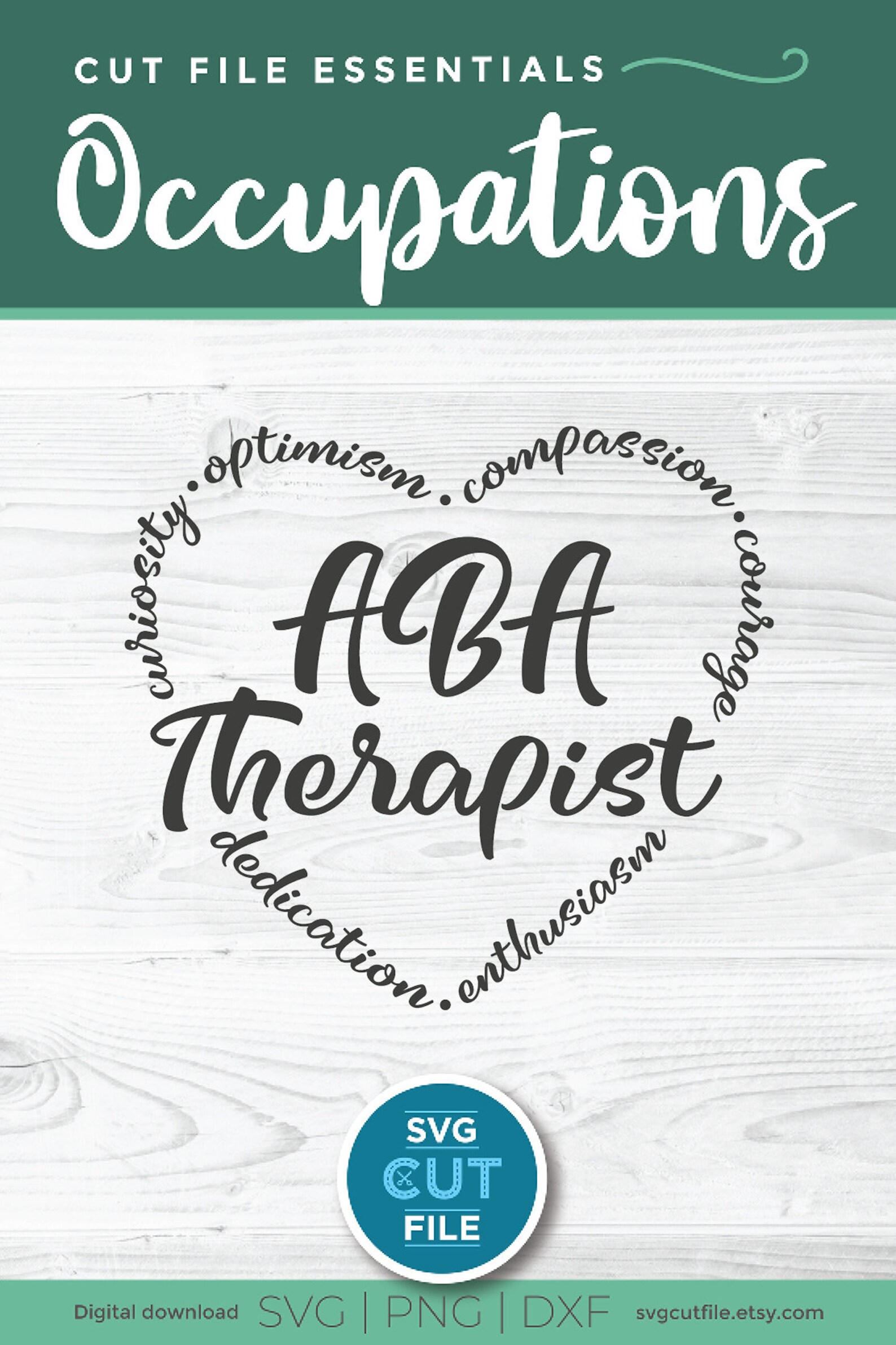 ABA Therapist Svg Applied Behavior Analysis Svg Behavior - Etsy