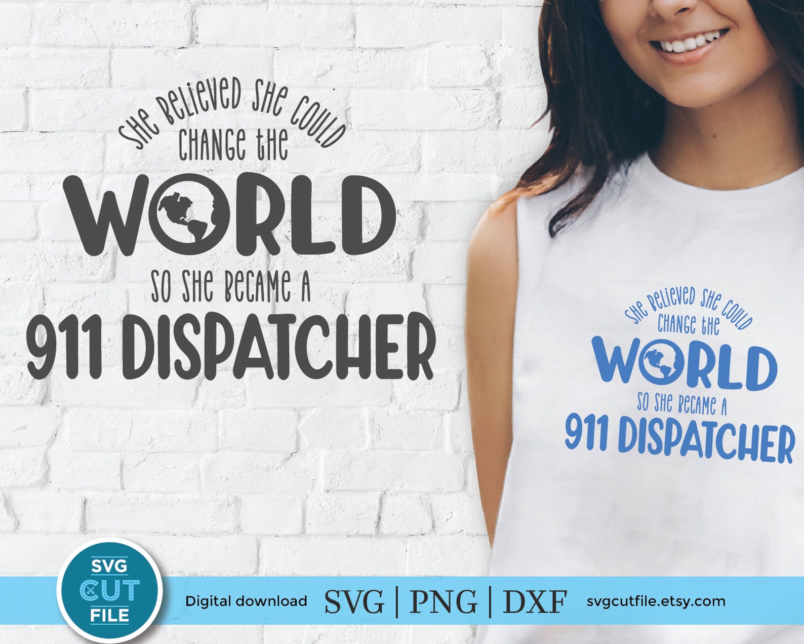 911 Dispatcher Svg Dispatcher Svg 911 Svg Dispatcher | Etsy