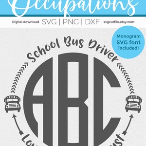 Bus Driver Svg, Schoolbus Driver Svg, Bus Driver Appreciation, Svg Dxf ...