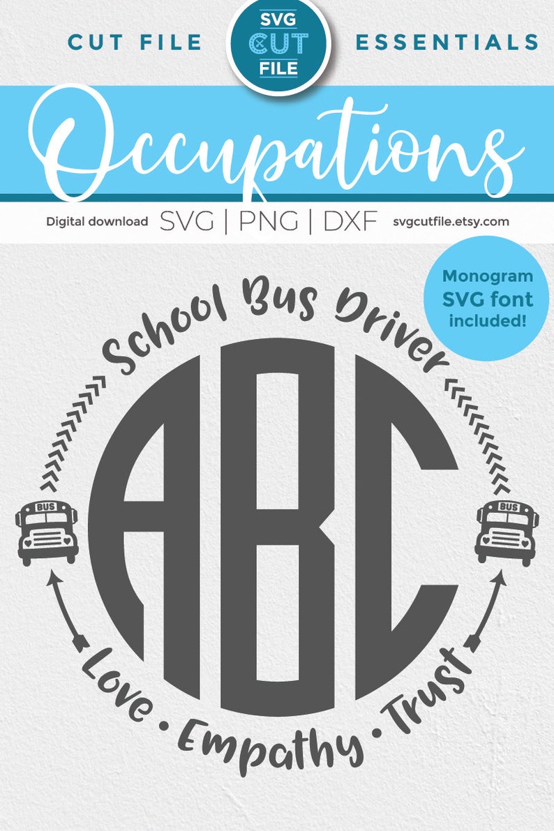 Bus Driver Svg Schoolbus Driver Svg Bus Driver Appreciation | Etsy