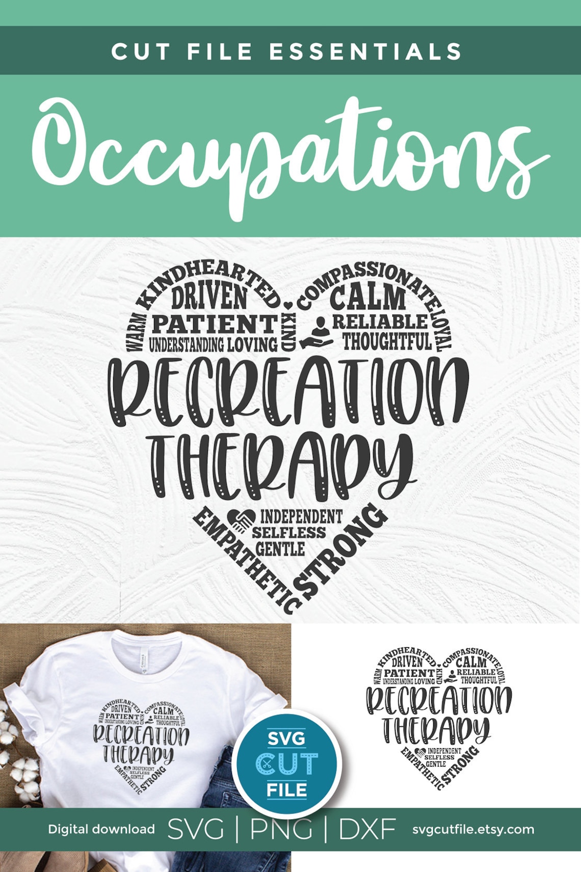 Recreation therapy svg recreational therapy svg subway art | Etsy