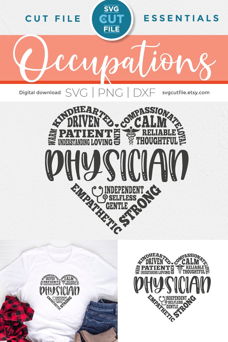 Physician Svg Doctor Svg MD Svg Medical Svg Essential Svg - Etsy