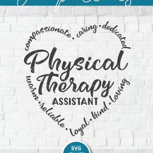 PTA Svg Physical Therapist Assistant Svg Physical Therapy - Etsy