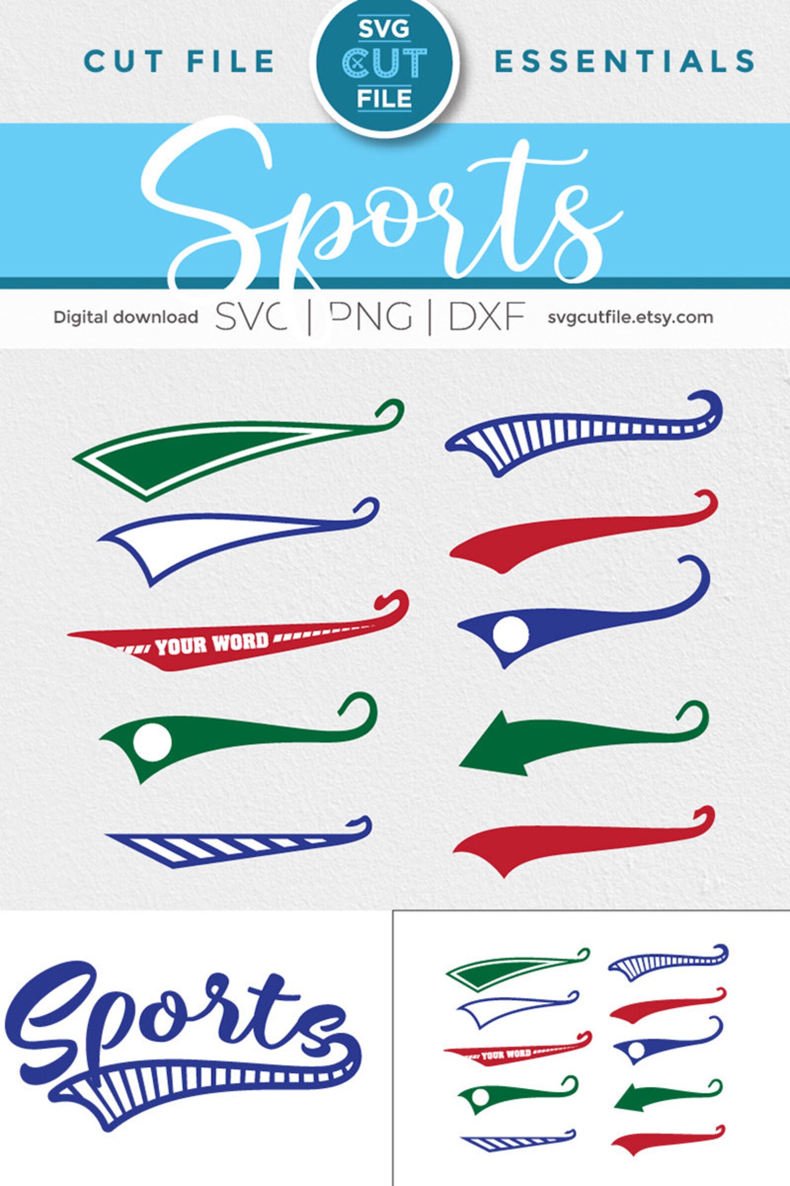 Swoosh Svg Swash Svg Swish Svg Baseball Text Tail Swoosh - Etsy
