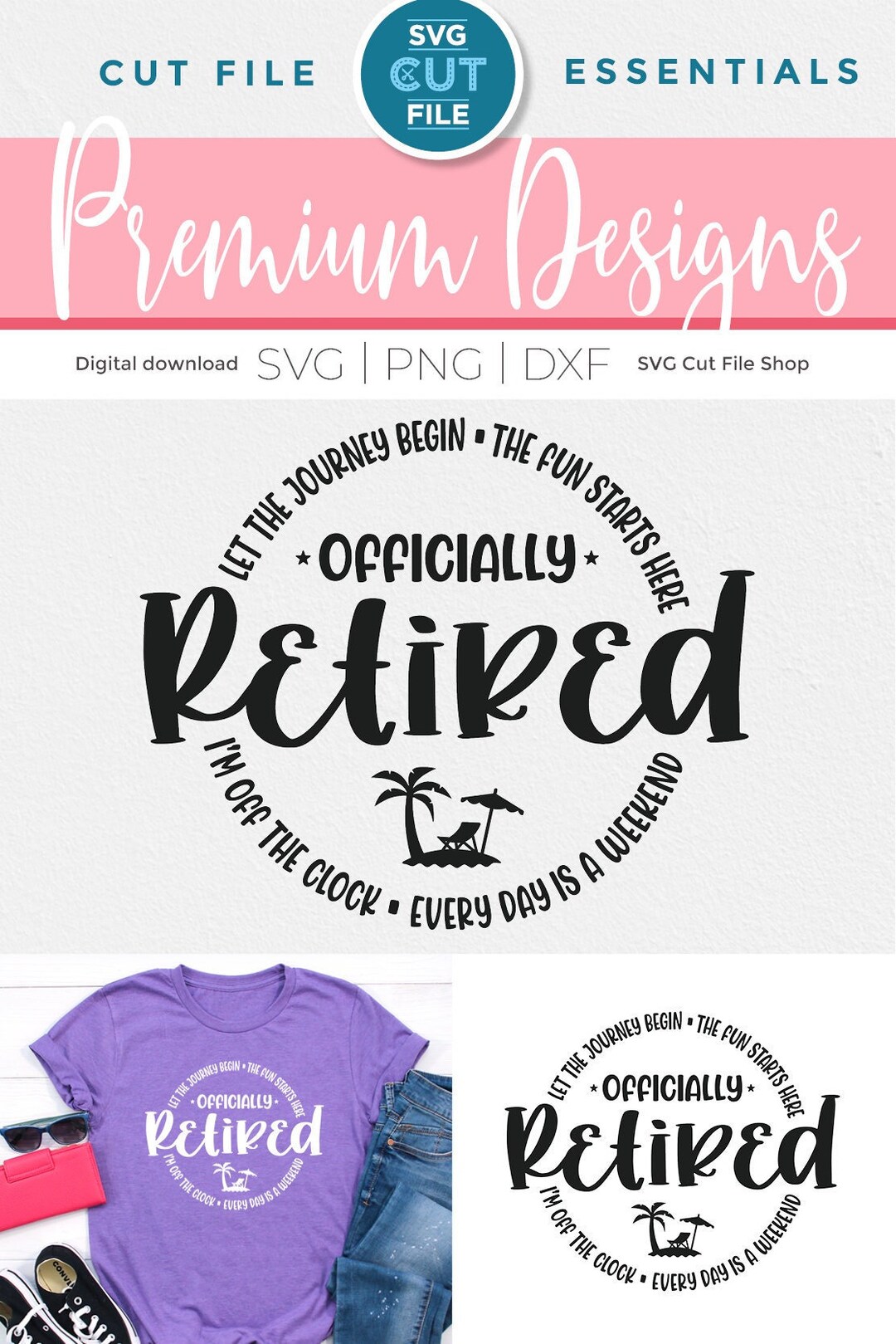 Retired Svg, Officially Retired Svg, Retiring, Great for a Nurse or ...