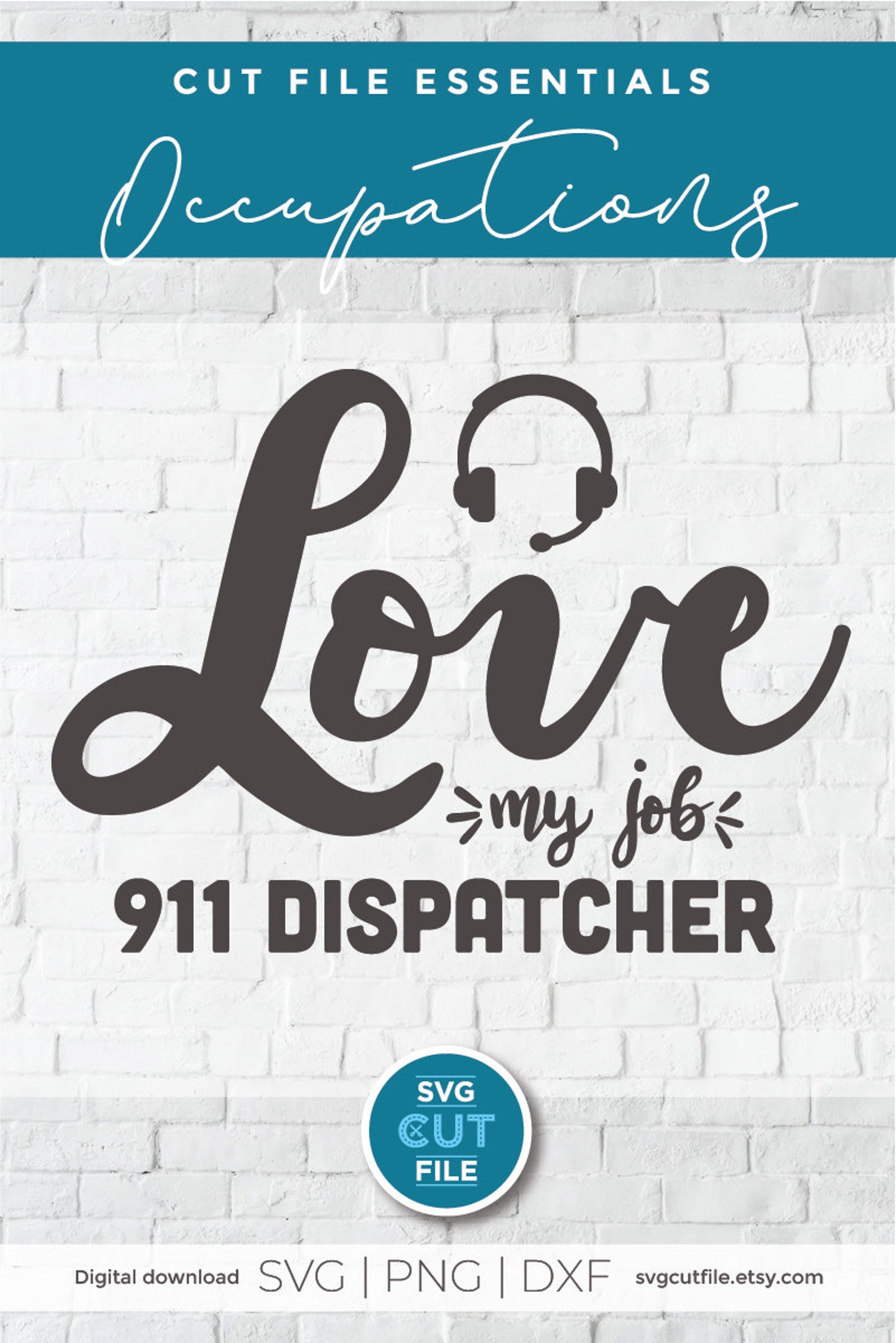 911 Dispatcher Svg, Dispatcher Svg, 911 Svg, Dispatcher Love ...