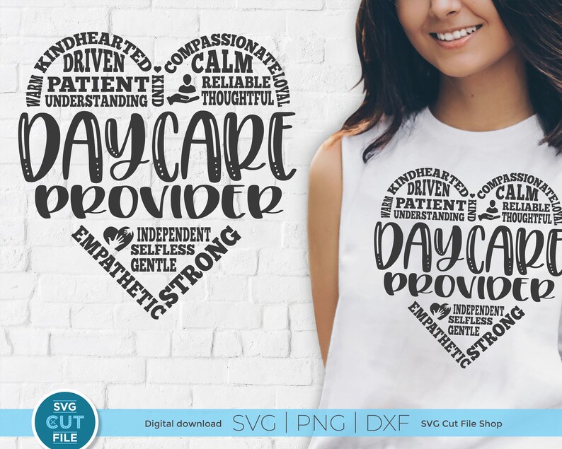 Daycare Provider Svg, Daycare Worker Svg, Subway Art Heart Svg ...