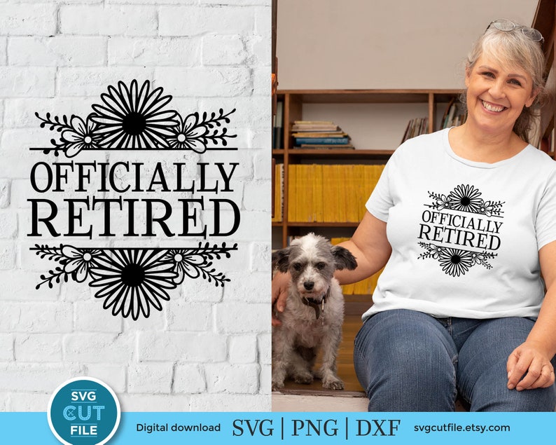 Retired Svg Officially Retired Svg Retiring Svg Great for a - Etsy