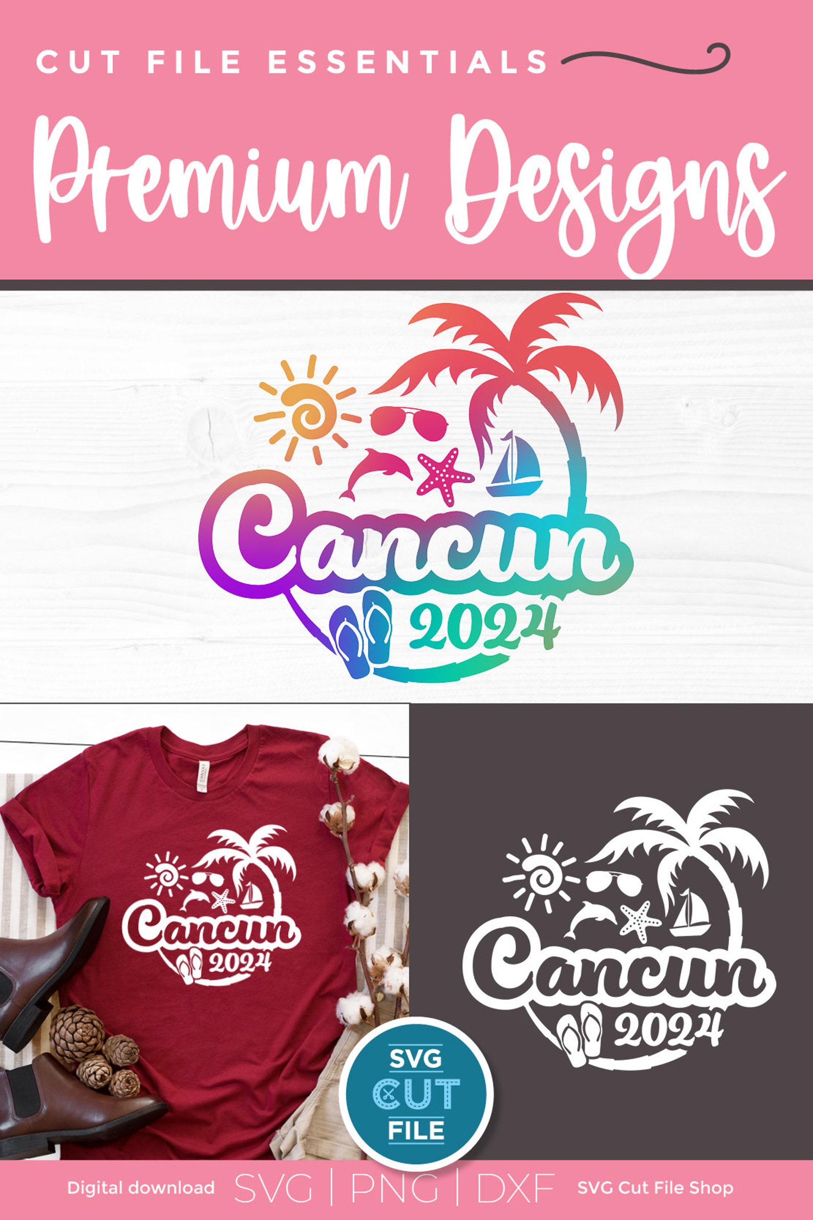 Cancun SVG, Cancun Vacation, 2024 Svg, Cancun Mexico PNG, Png ...