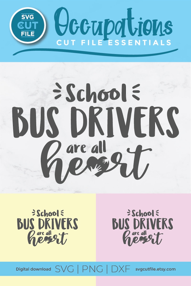 Bus Driver Svg, Schoolbus Driver Svg, Bus Driver Appreciation, Svg Dxf ...