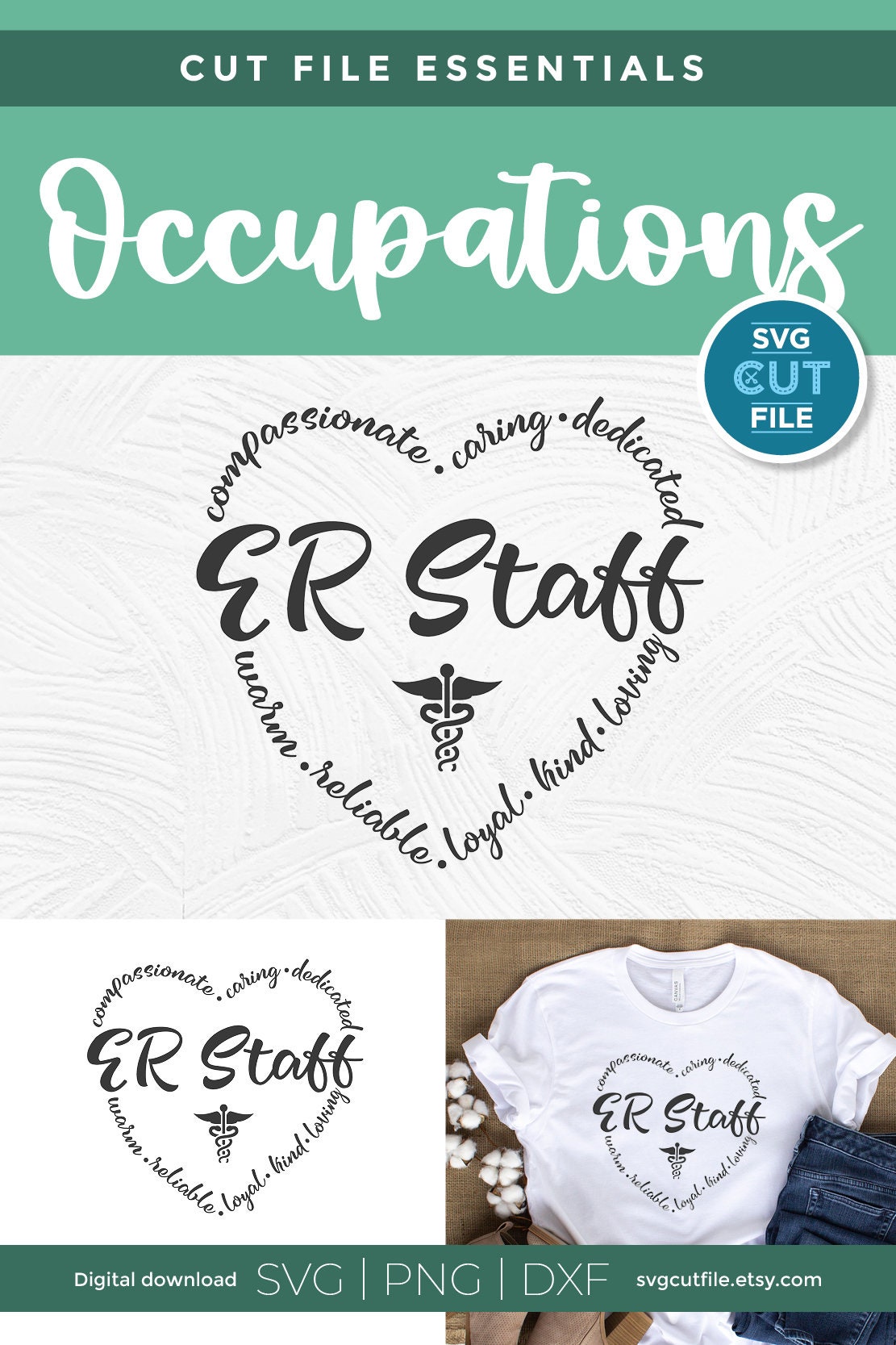 ER Staff Svg Emergency Department Staff Emergency Room Staff - Etsy