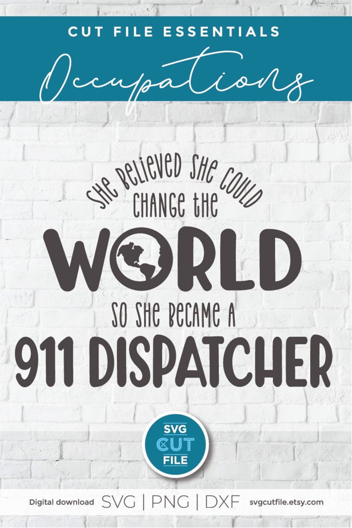 911 Dispatcher Svg Dispatcher Svg 911 Svg Dispatcher | Etsy