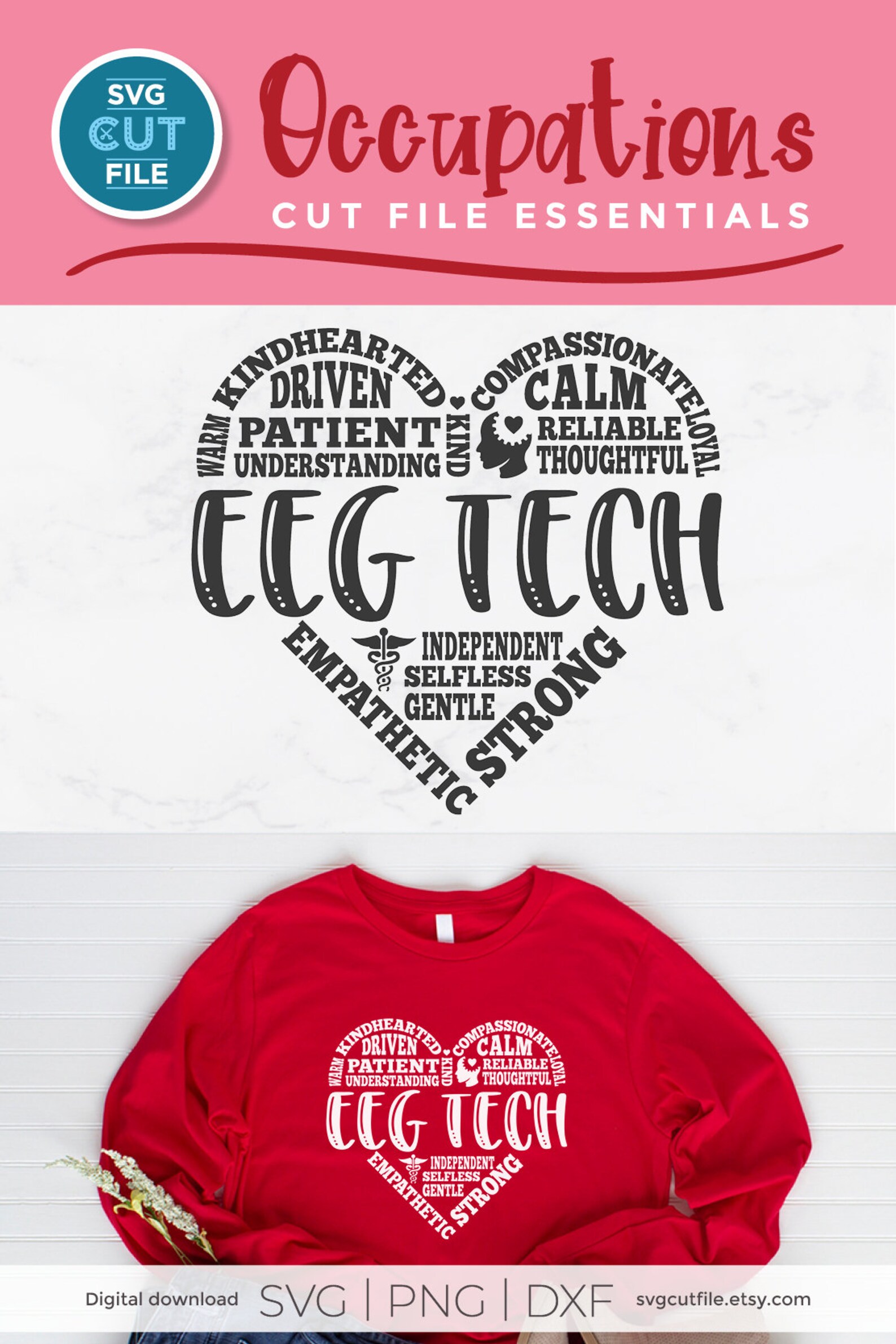 EEG Tech Svg Electroencephalograph Svg EEG Technologist Svg - Etsy