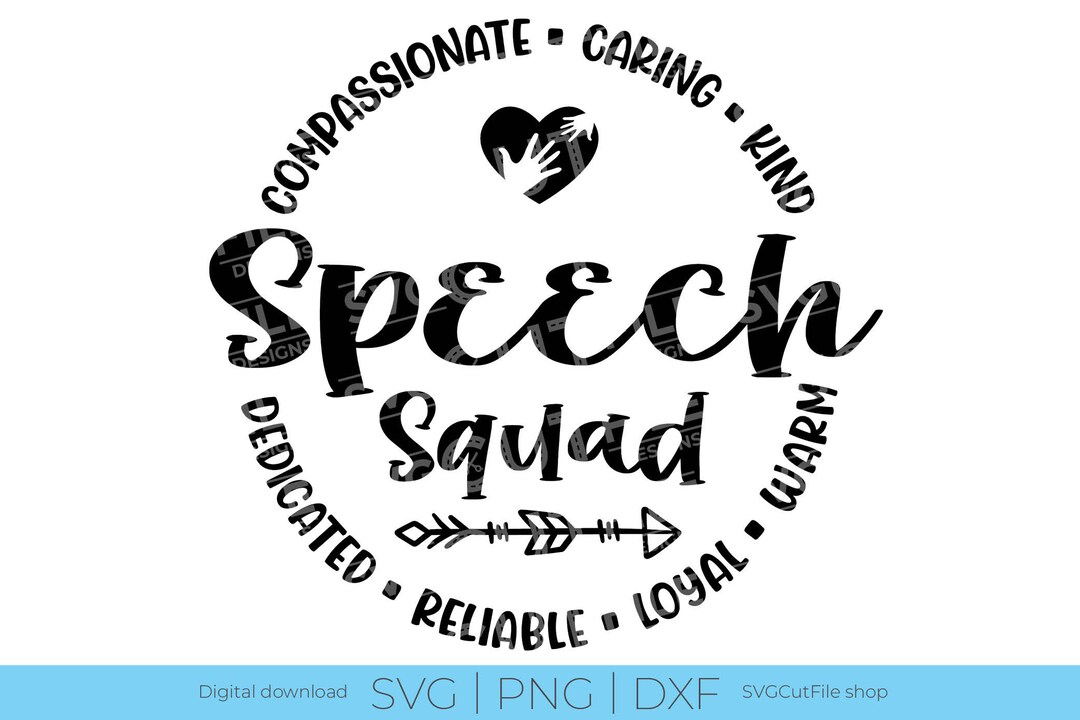 Speech Squad Svg, Speech Language Pathologist Svg, Speech Pathologist ...