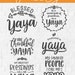 Yaya Svg, Blessed Yaya Svg, Cute Yaya Gift, Mother's Day Yaya, Yaya ...